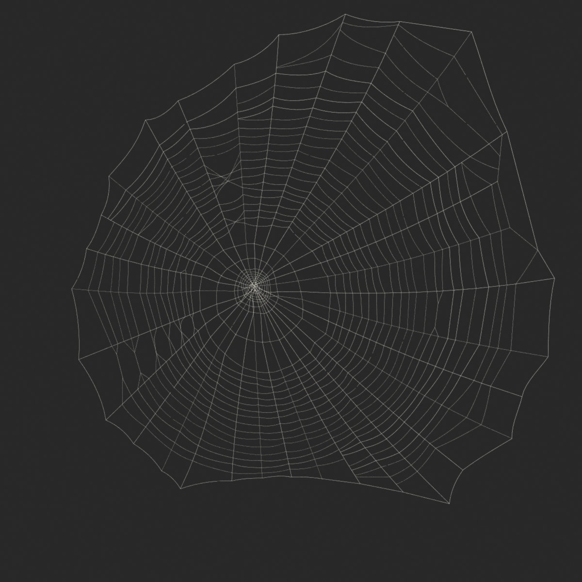 spider web 3d model
