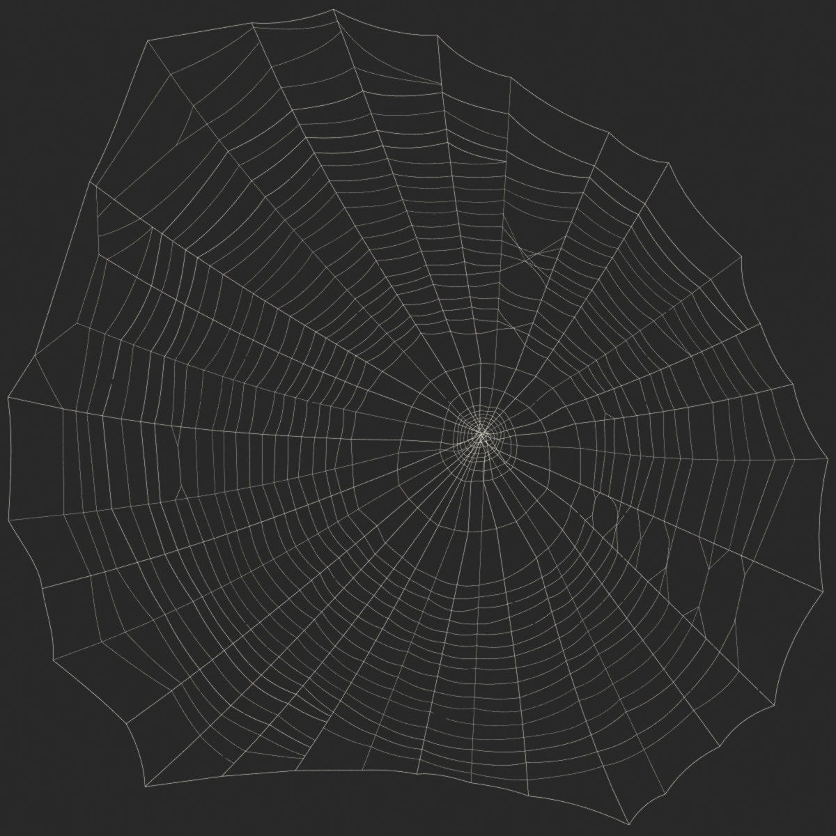 spider web 3d model