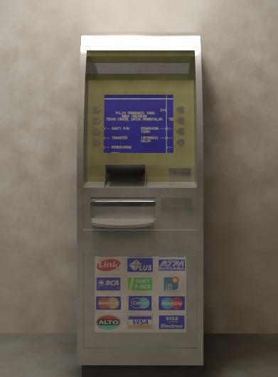 Building Revit Family atm machine 3d