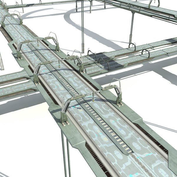 highway sci road 3d max