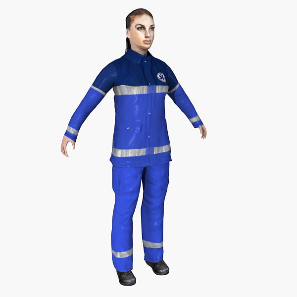 3d model paramedic ready