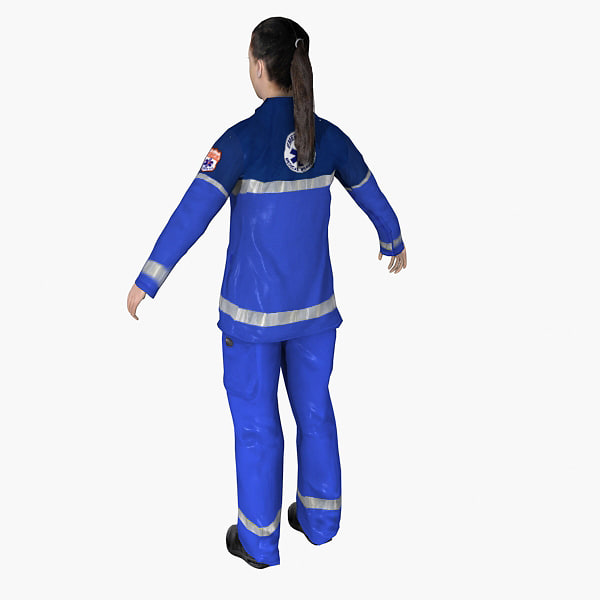 3d model paramedic ready