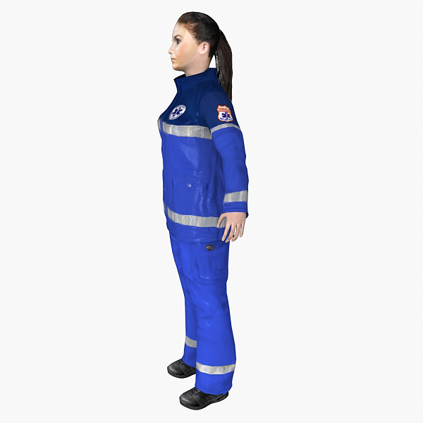 3d model paramedic ready