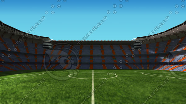 3d model santiago bernabeu