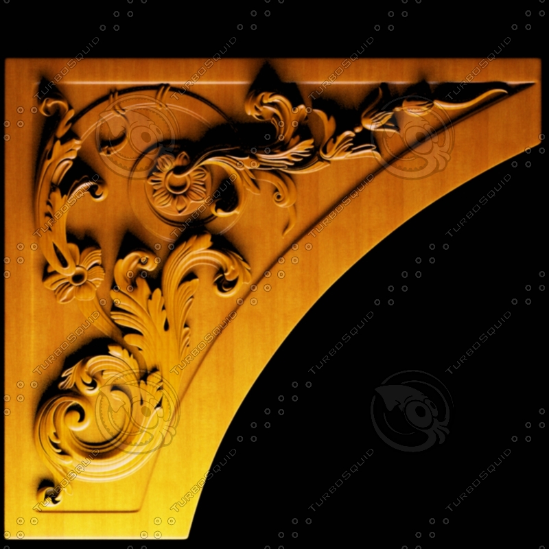 cnc wood carving obj