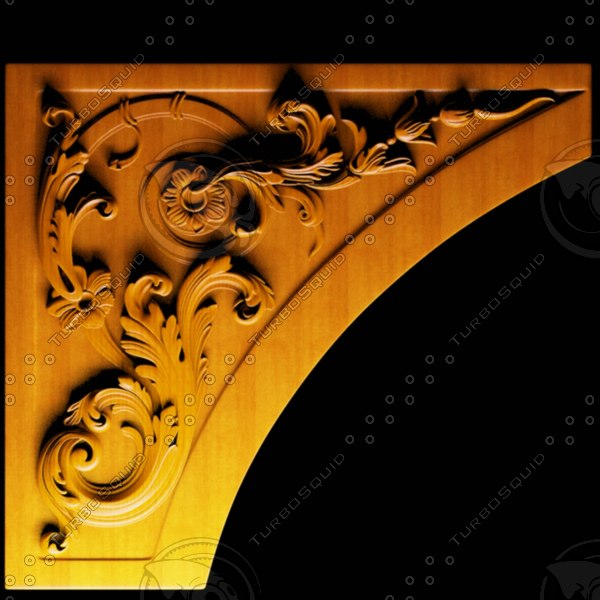 cnc wood carving obj
