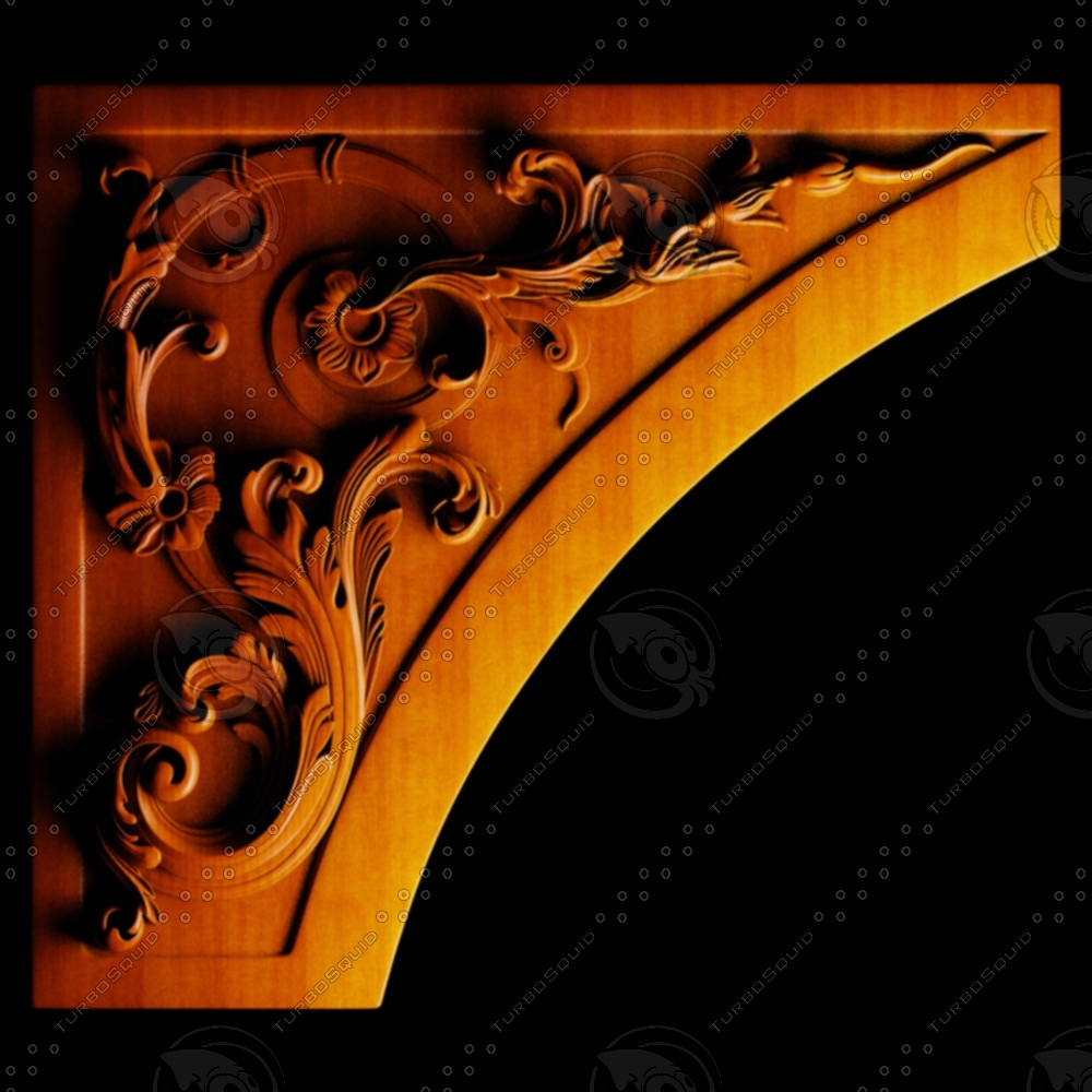 cnc wood carving obj