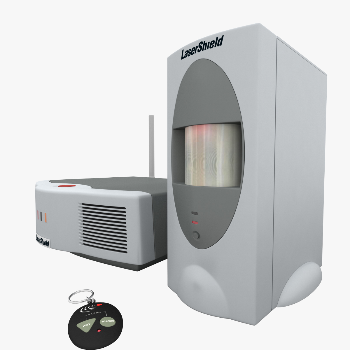 home security lasershield set 3d model