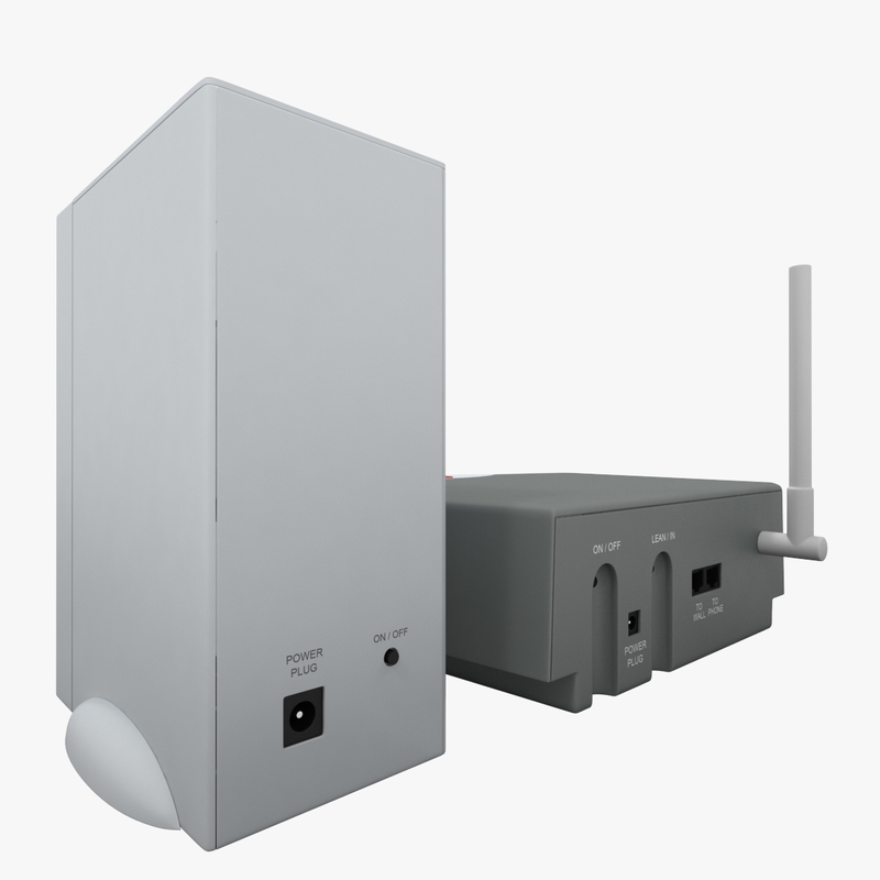 home security lasershield set 3d model