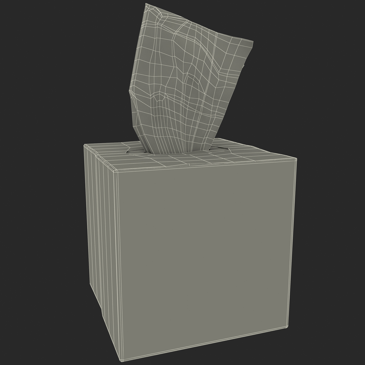 3d tissue box 2 model