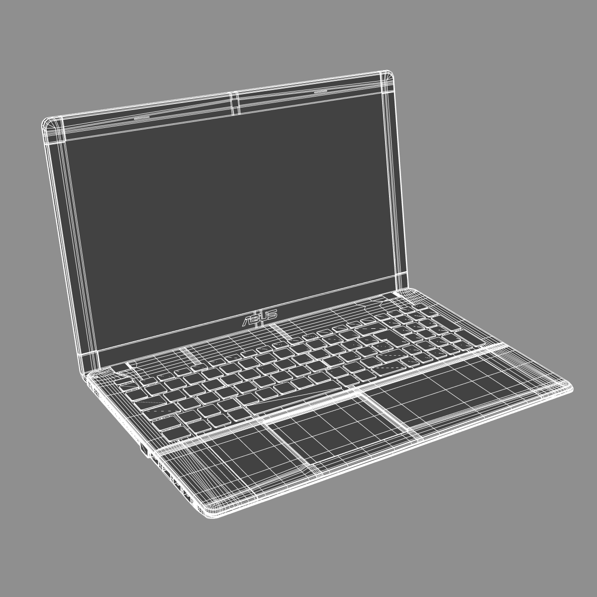 3d asus notebook model