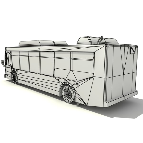 city bus 3d model