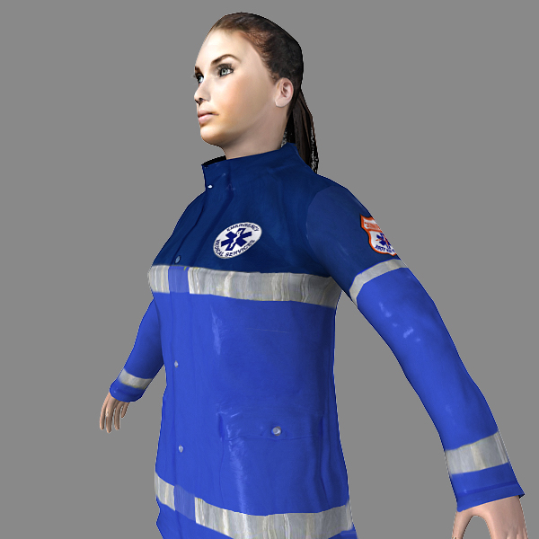 3d model paramedic ready