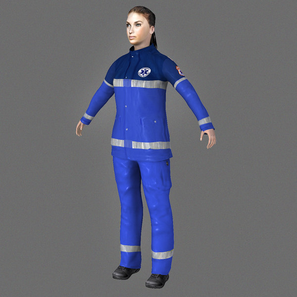 3d model paramedic ready