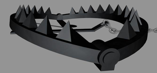 3d bear trap