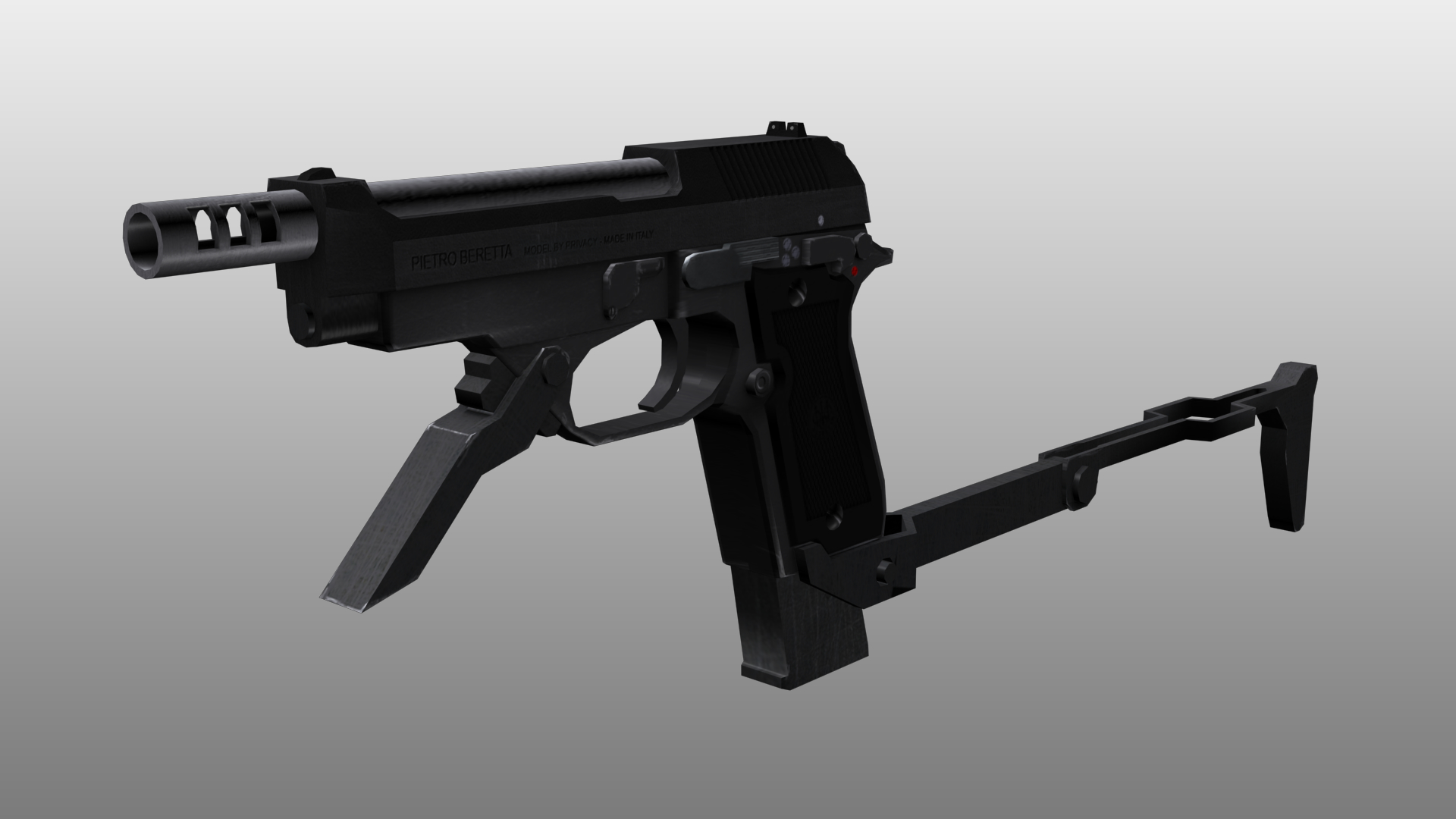 beretta m93r 3d 3ds
