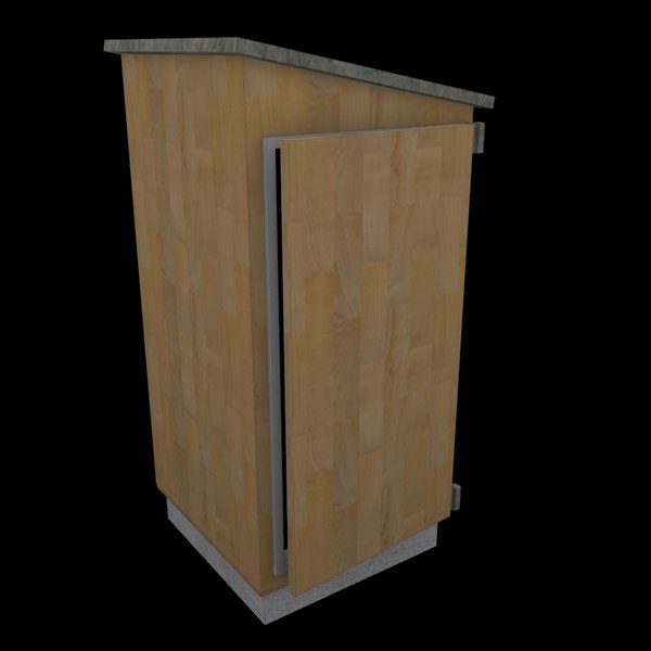 outhouse house 3d model