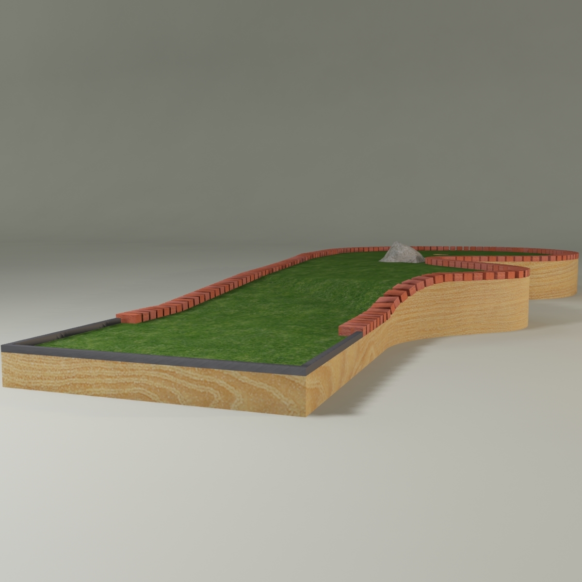 mini golf course 3d model