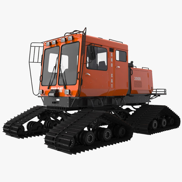 bres400 snowcat passenger snow 3d model