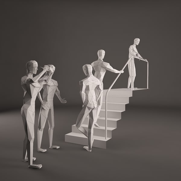 man figure 3d model