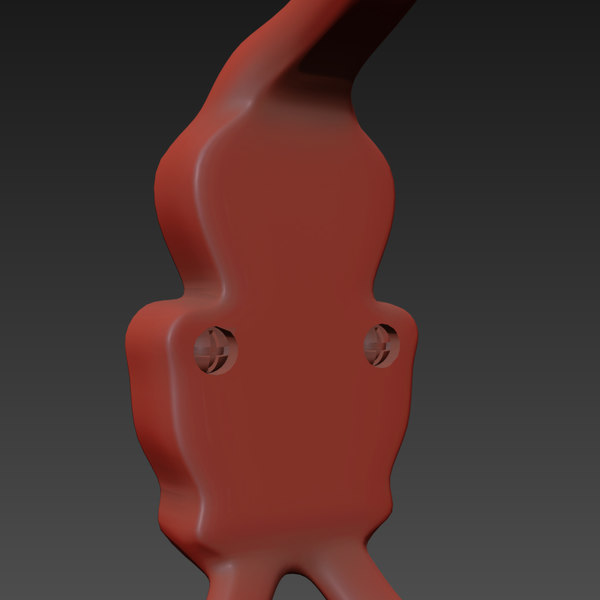 3d hook hanger model