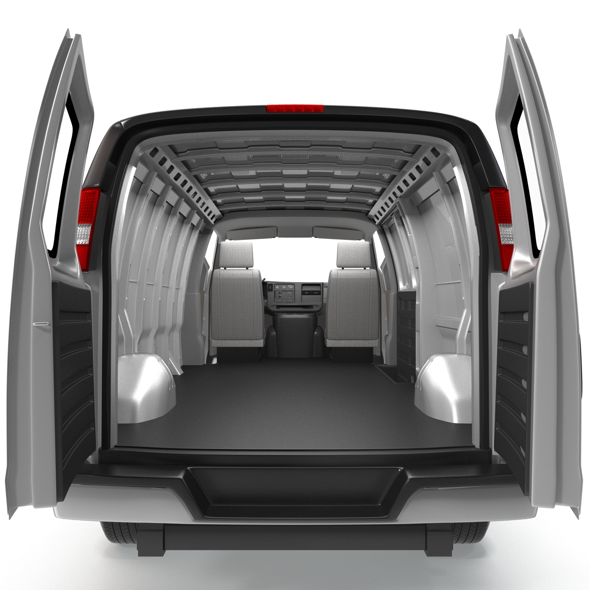 3d model of gmc savana cargo van