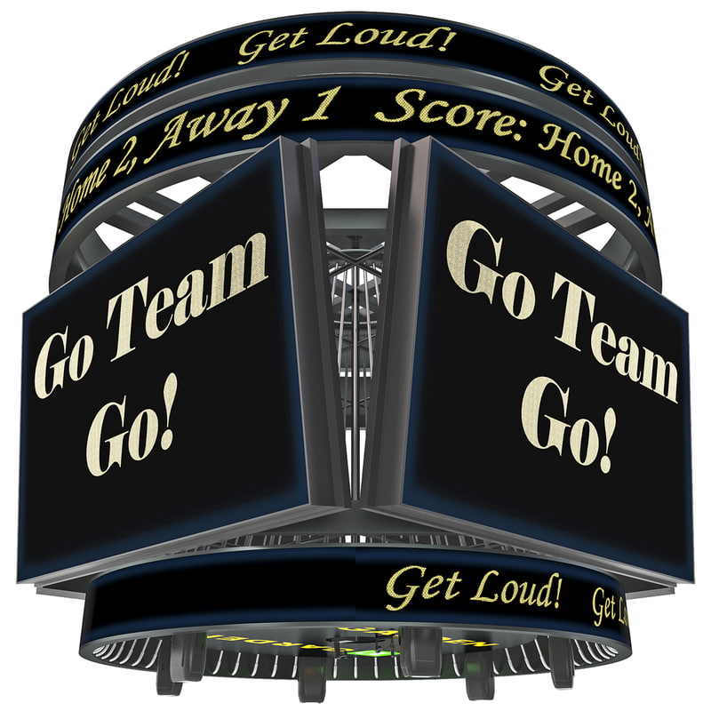 jumbotron design 3d c4d