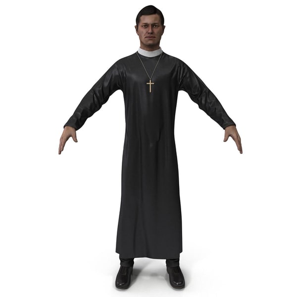 3d priest model