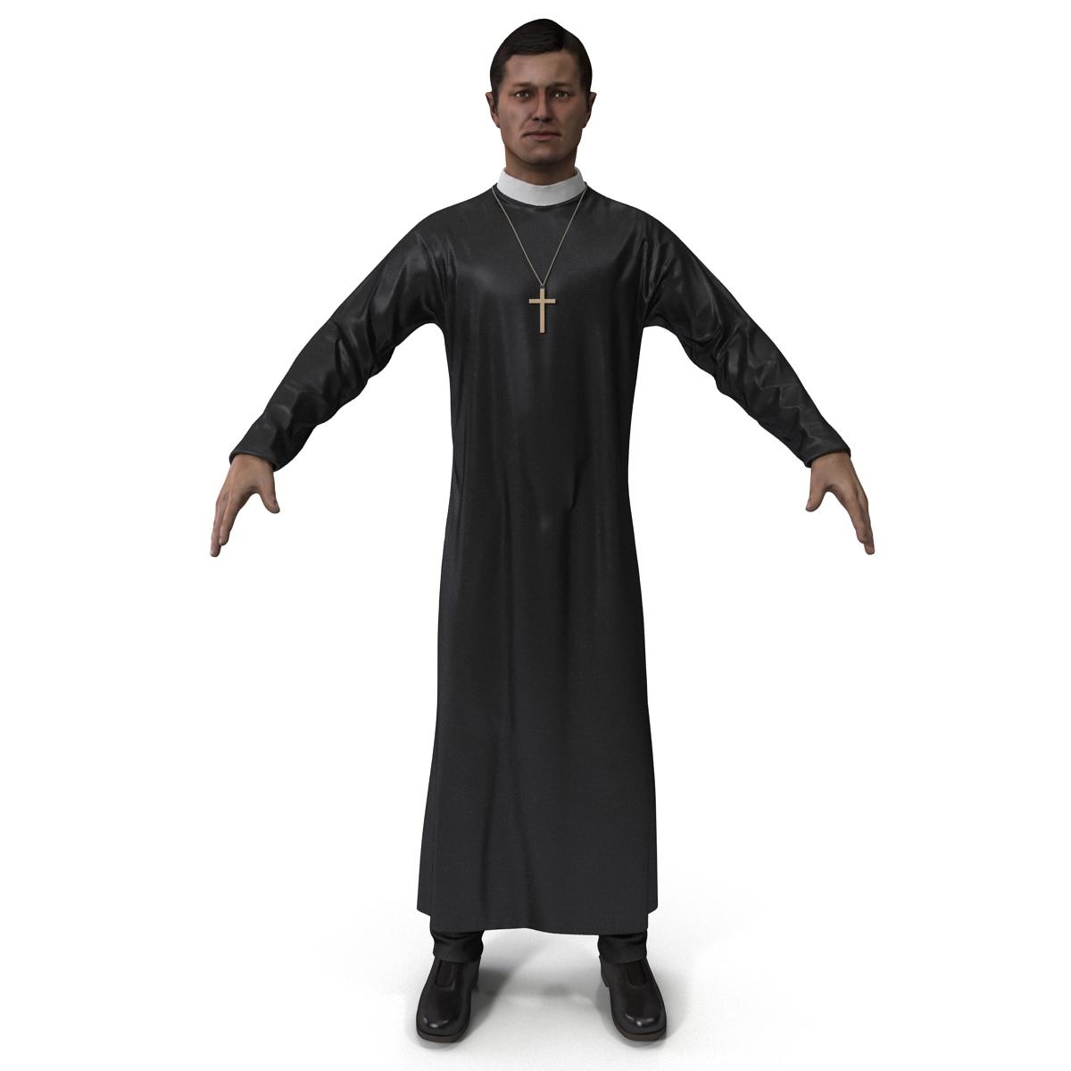 3d priest model
