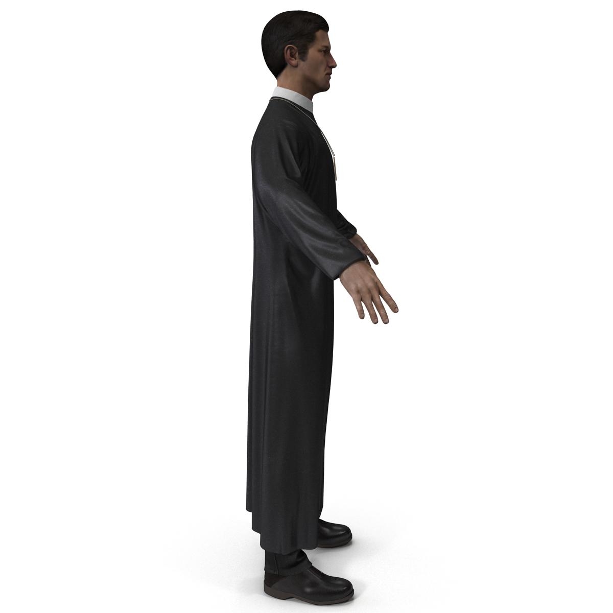 3d priest model