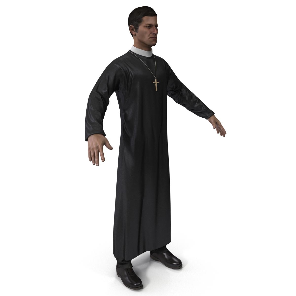 3d priest model