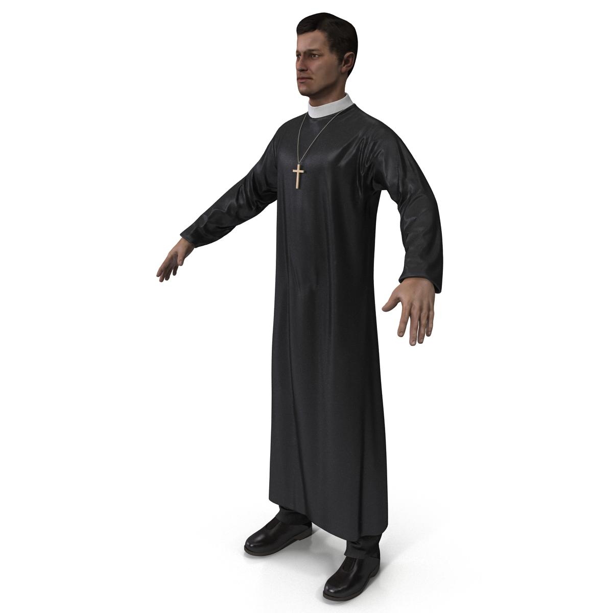 3d priest model
