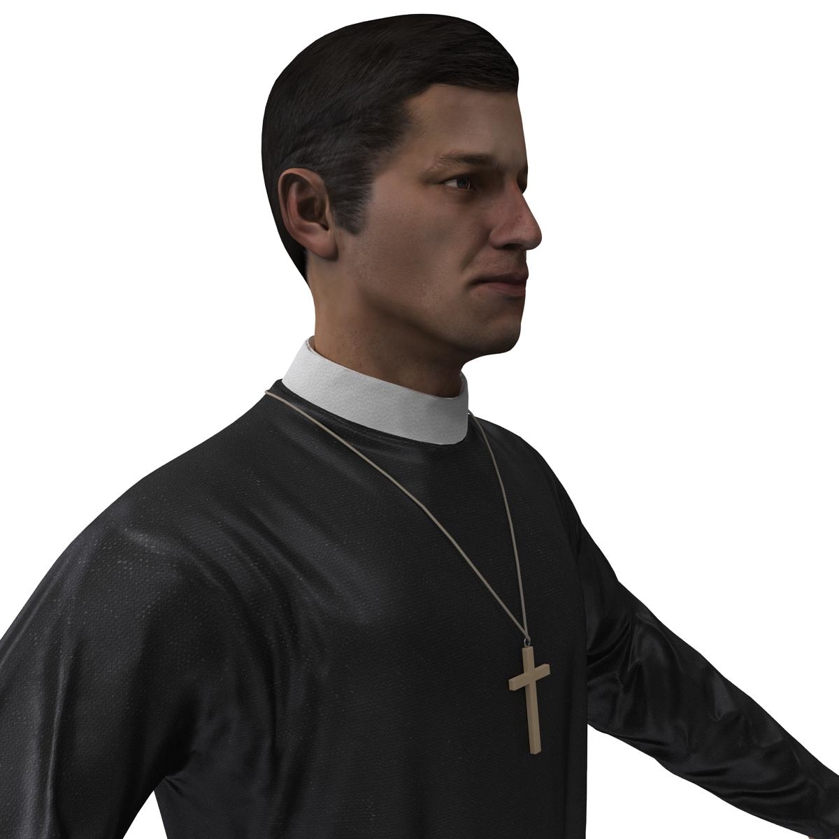 3d priest model