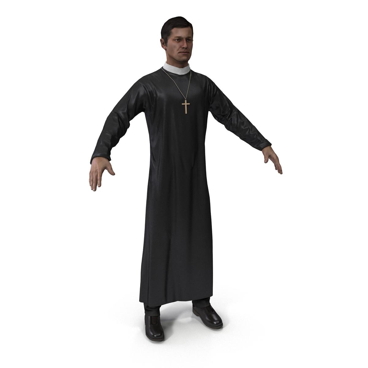 3d priest model