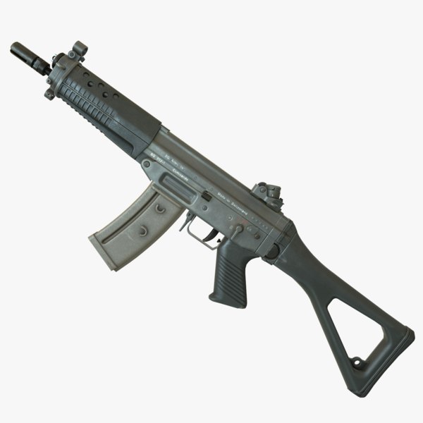 3d model 552 commando rifle