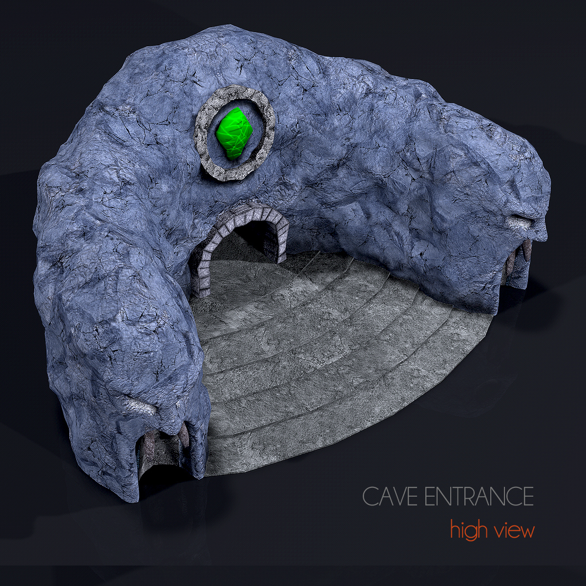 3ds max cave face