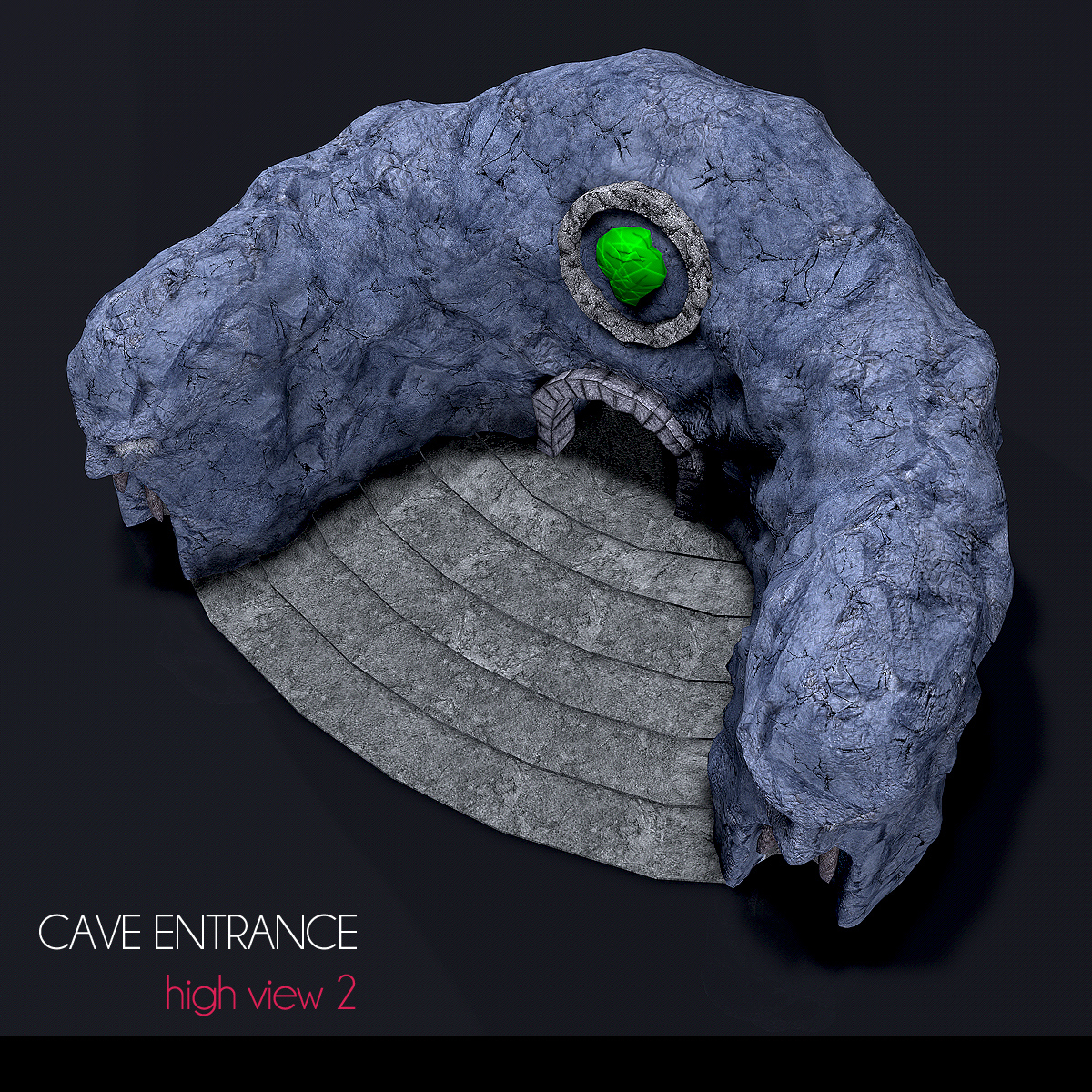 3ds max cave face