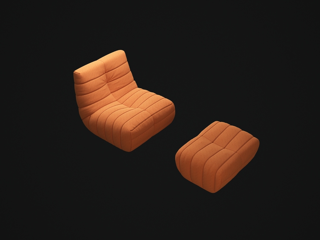 oruga-sofa 3d max