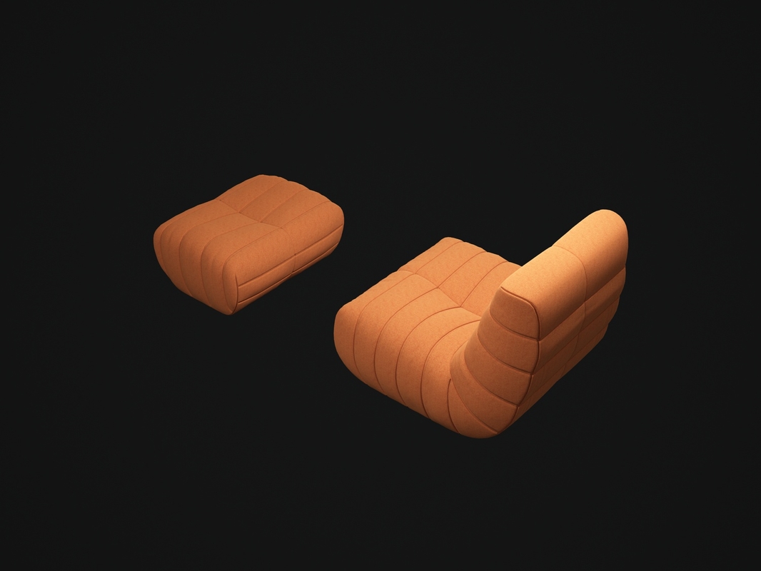 oruga-sofa 3d max