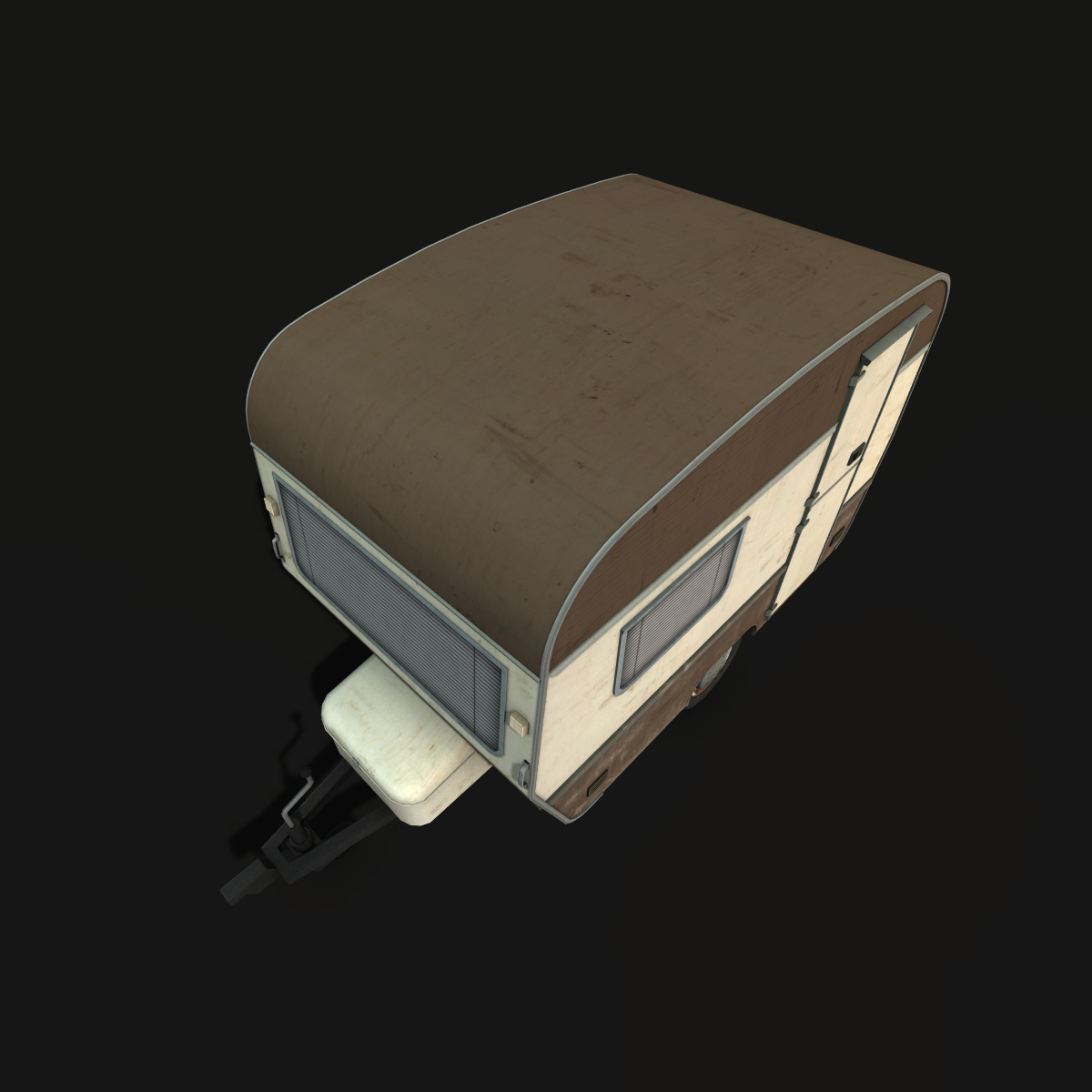 caravan trailer 3d max