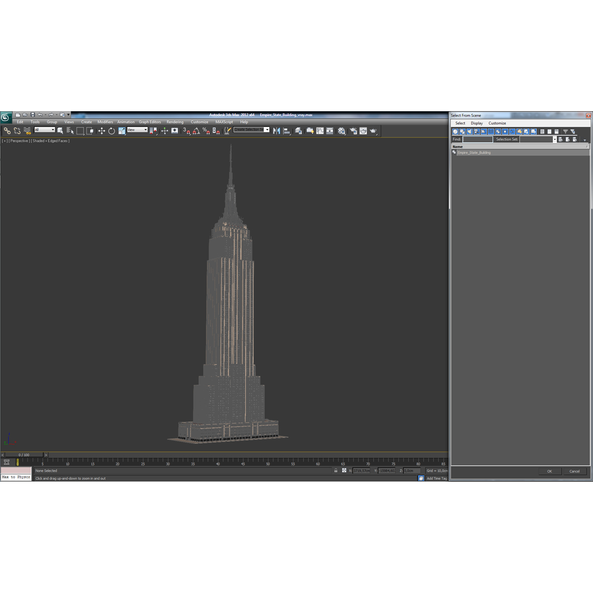 empire state building new york 3d 3ds