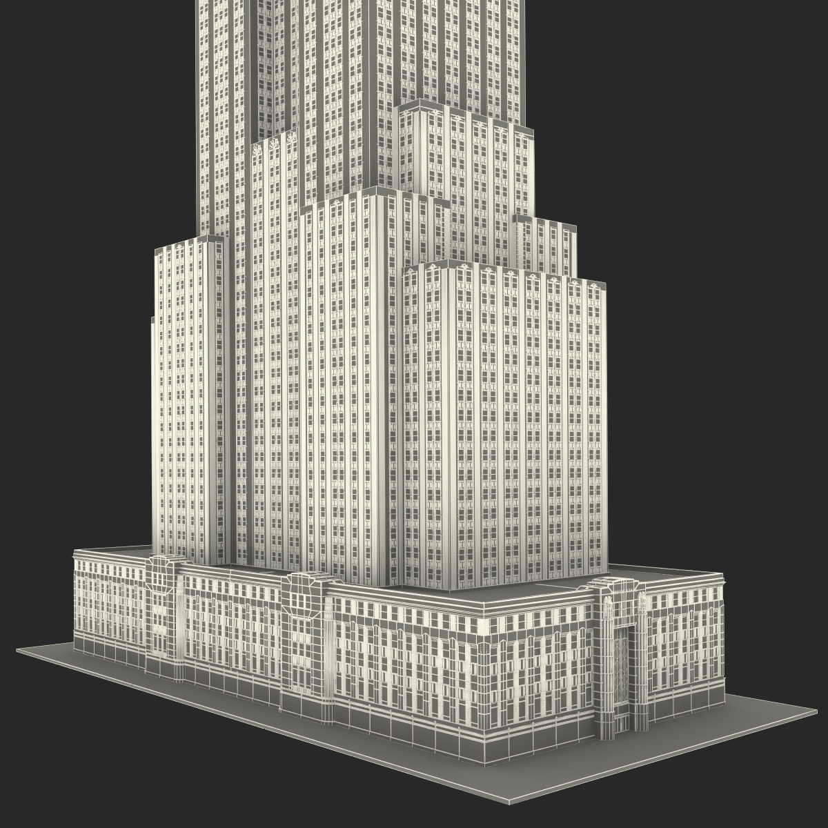 empire state building new york 3d 3ds