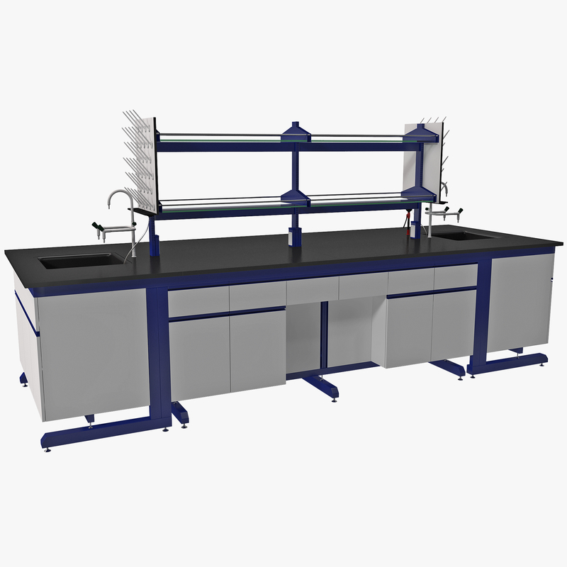 3d laboratory table design model