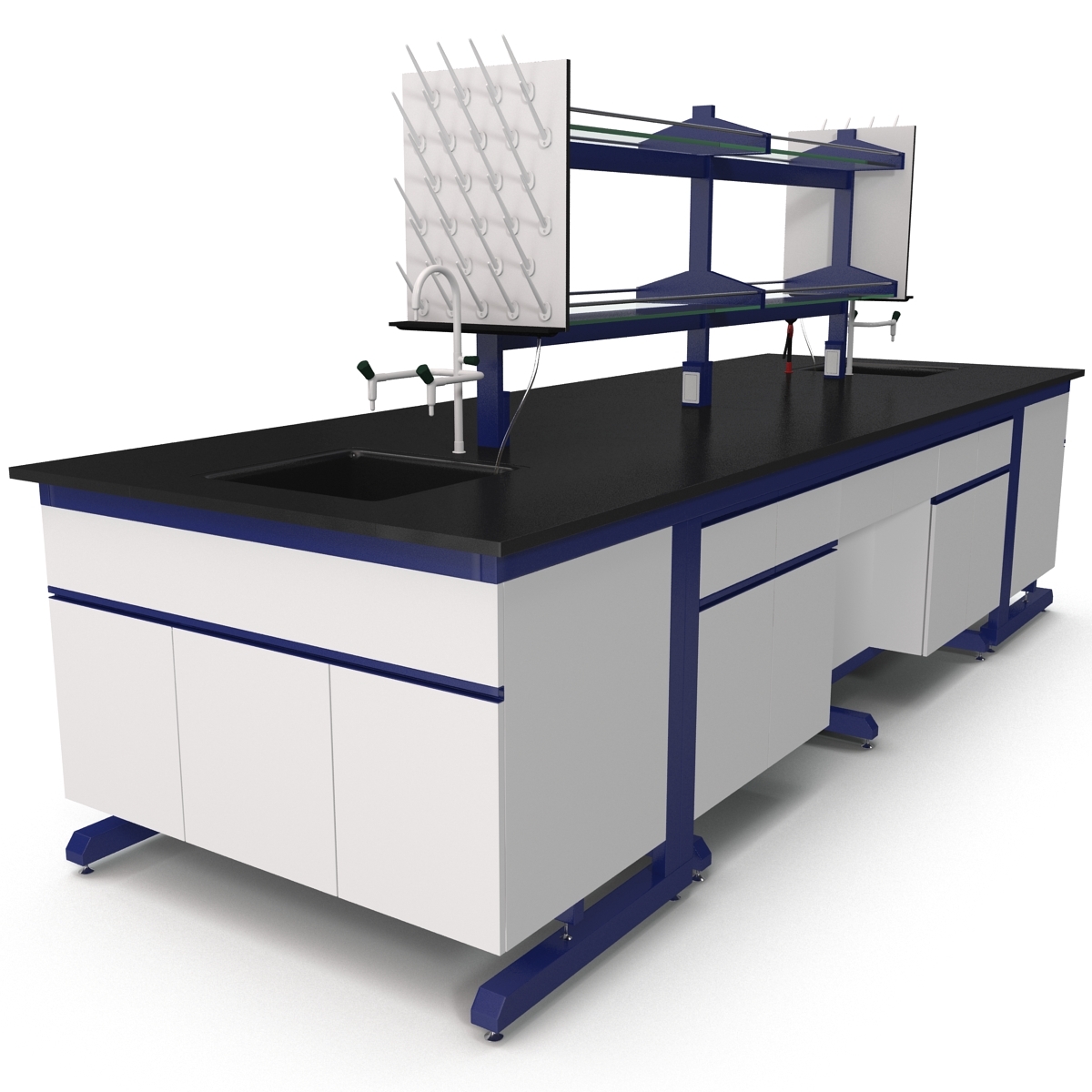 3d laboratory table design model