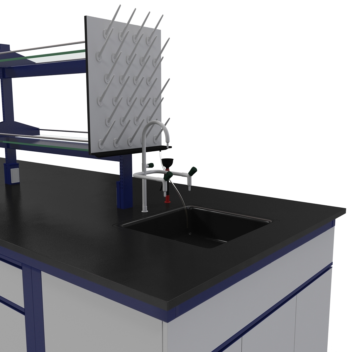 3d laboratory table design model