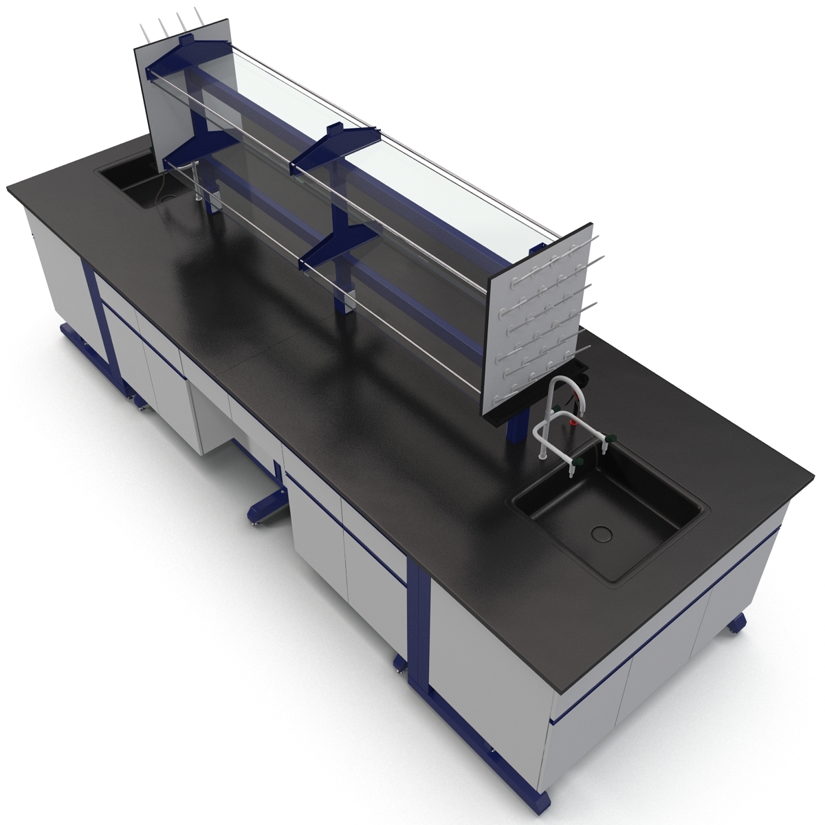 3d laboratory table design model