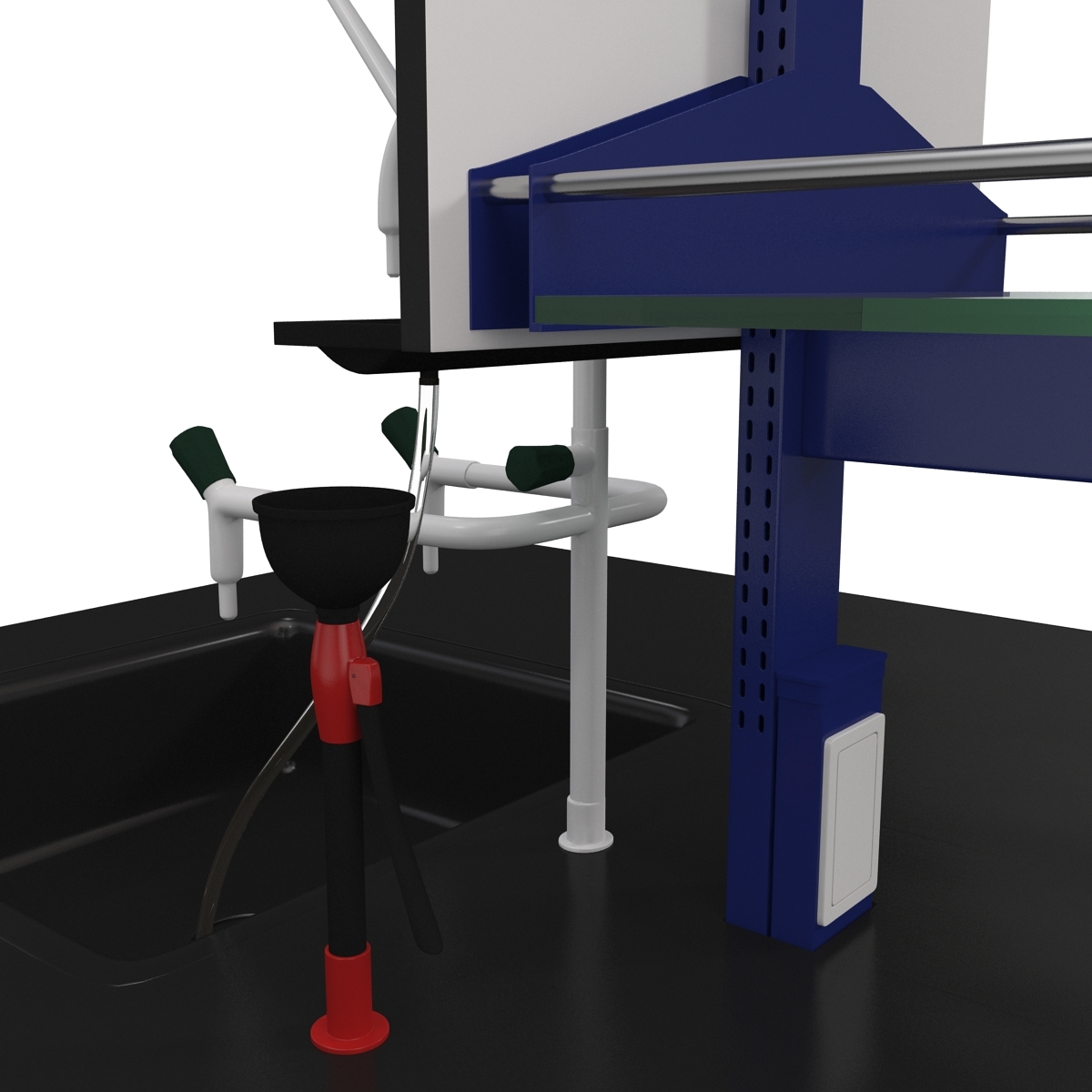 3d laboratory table design model