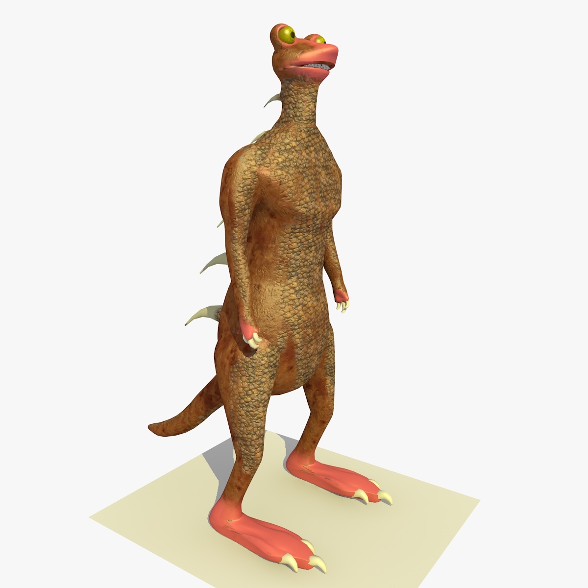 3d mutant kangaroo frog alien