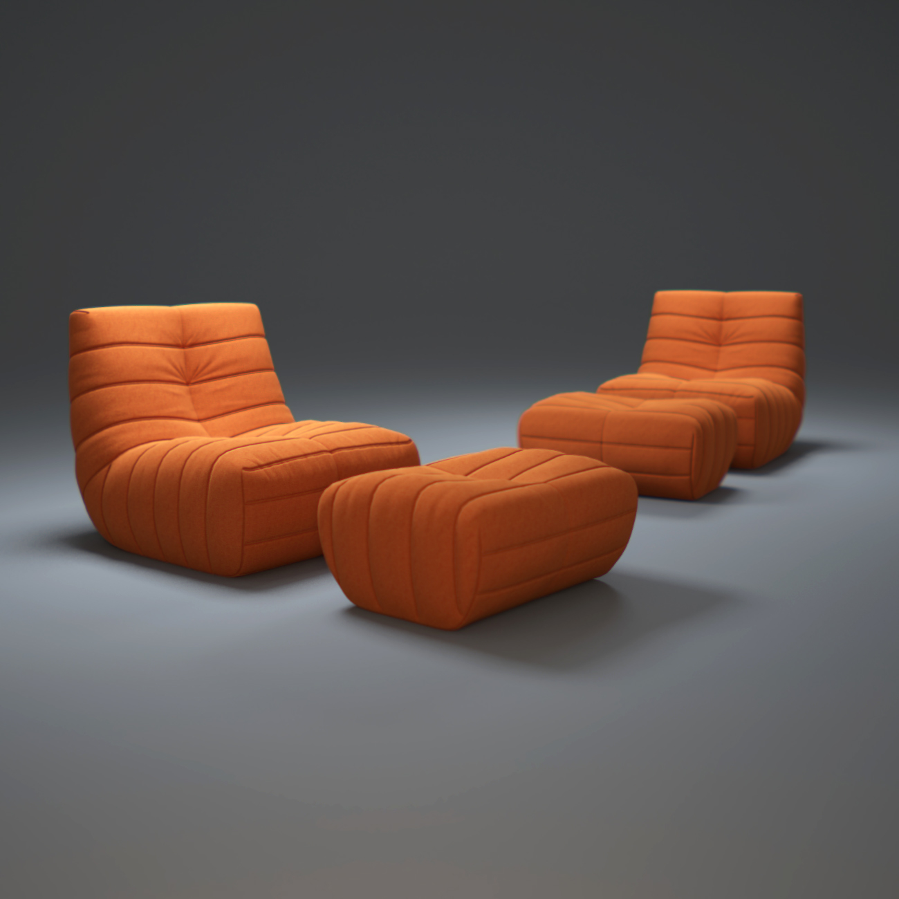 oruga-sofa 3d max