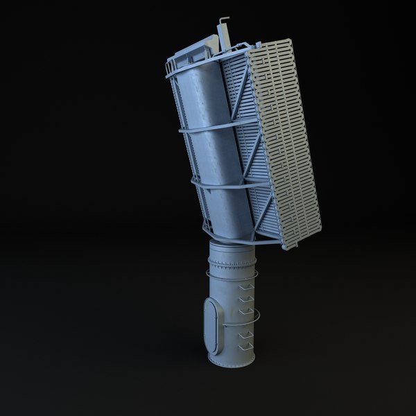 3d model sps-48 radar parts